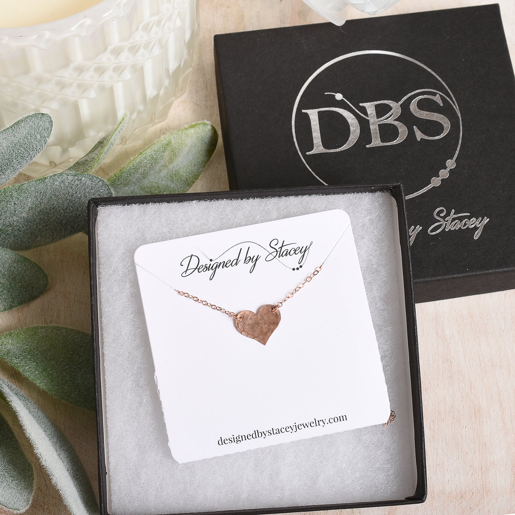 The Mary Necklace in Rose Gold – Designed by Stacey Jewelry, LLC