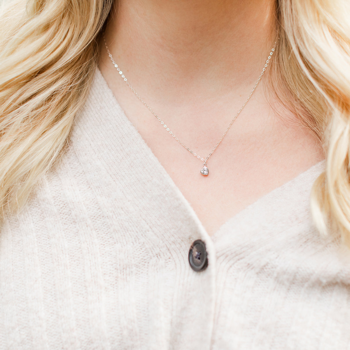 The Hannah Necklace in Silver – Designed by Stacey Jewelry, LLC