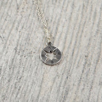 Nautical Compass Necklace, Sterling Silver Jewelry, Gift Ideas for Her ...